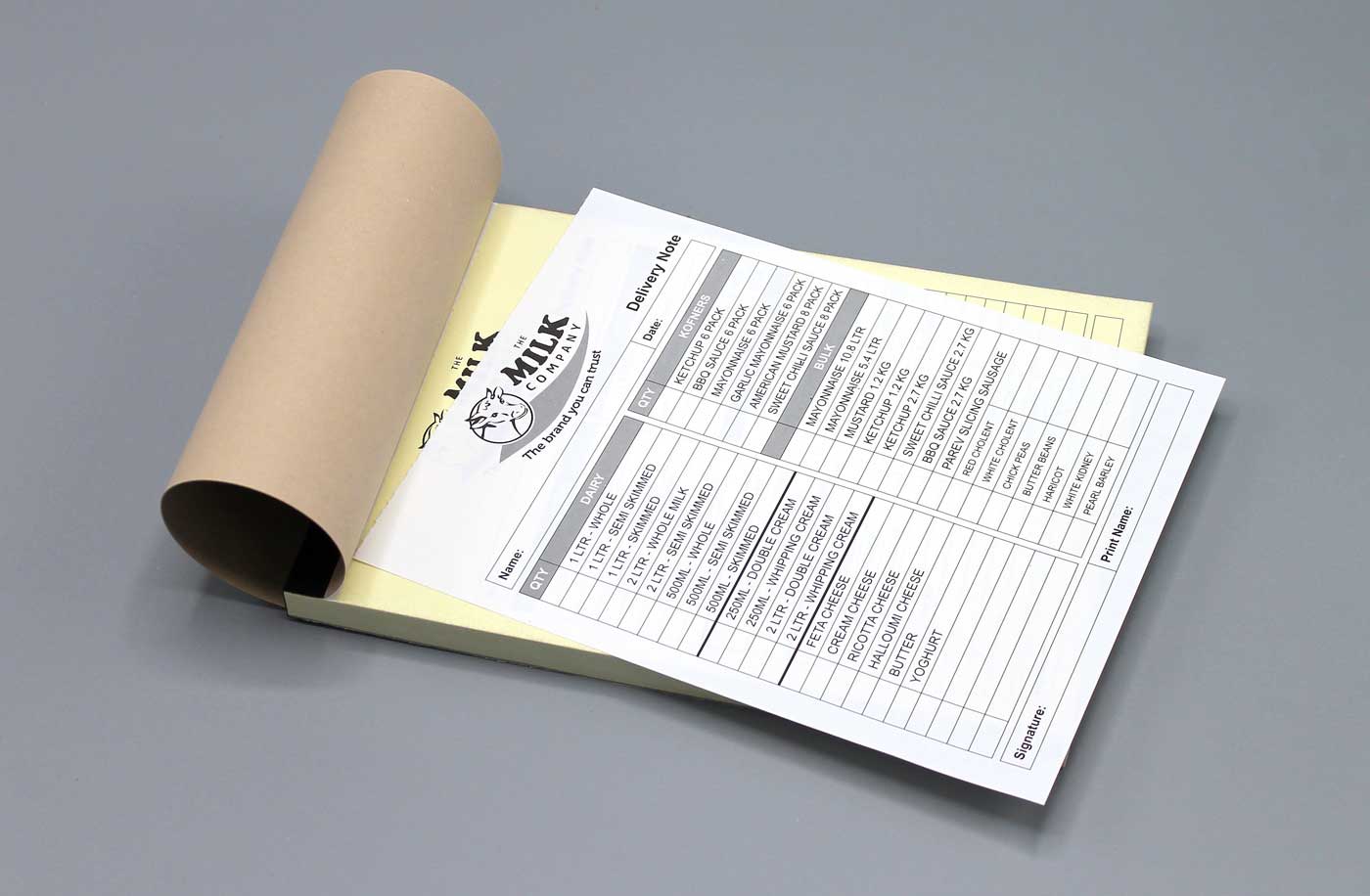 Custom Designed NCR | Books, Pads, Sets | Free Artwork